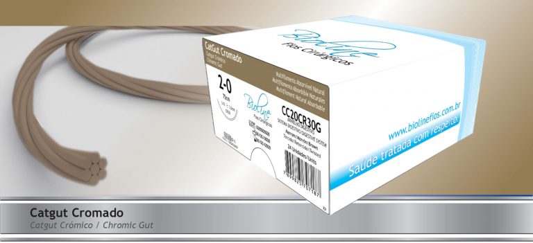 Hilo Catgut Crómico Bioline - Medisol S.R.L.
